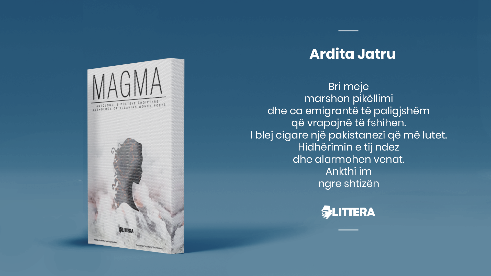 Ardita Jatru, pjesë e Antologjisë së poeteve shqiptare "Magma ...