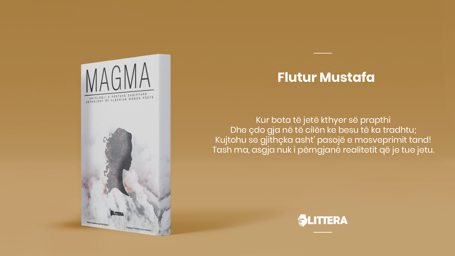 Flutur Mustafa, pjesë e Antologjisë së poeteve shqiptare “Magma ...