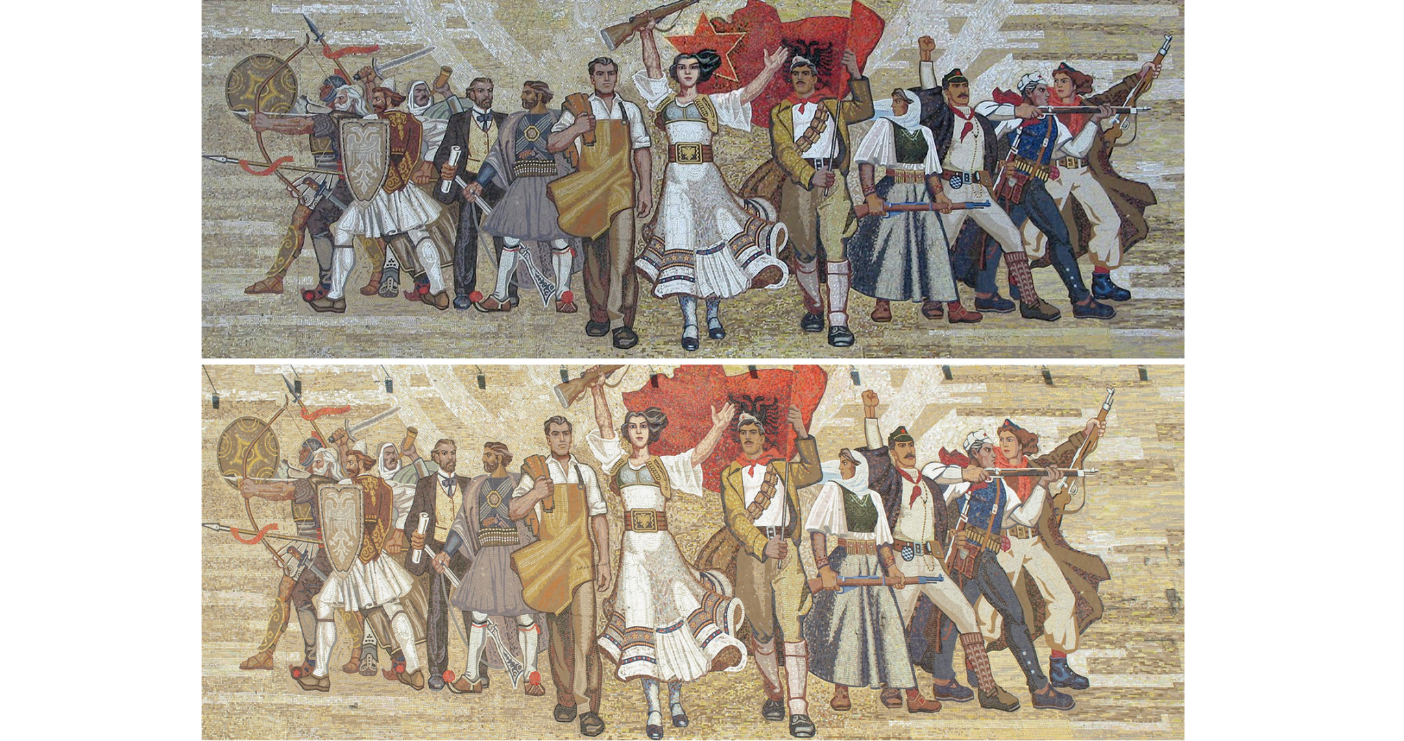 Hiqet ylli dhe libri nga Mozaiku në Muzeun Historik/ Debati: A ...