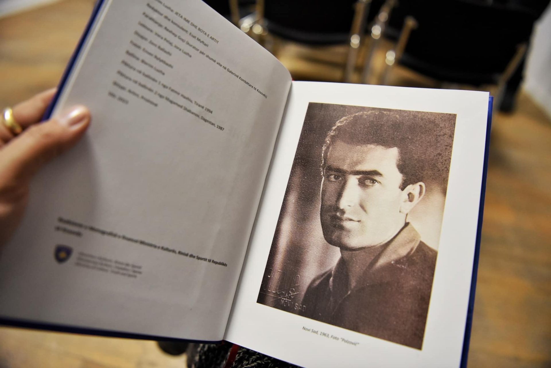 Promovohet monografia "Jeta ime dhe bota e artit" e artistit Blerim ...