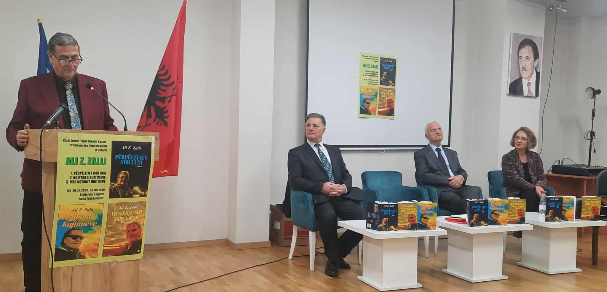 U promovuan tre libra me poezi të autorit, Ali Zalli - ObserverKult
